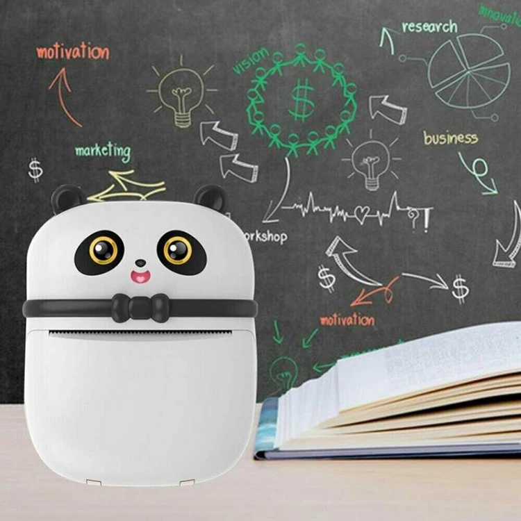 Mini Impresora Kawaii Panda - Portable Thermal Printer