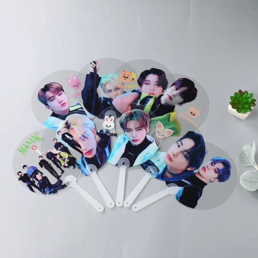 Wholesale Kpop Idol Merchandise Fan Stray Kids Maniac Hand Plastic Fan ...