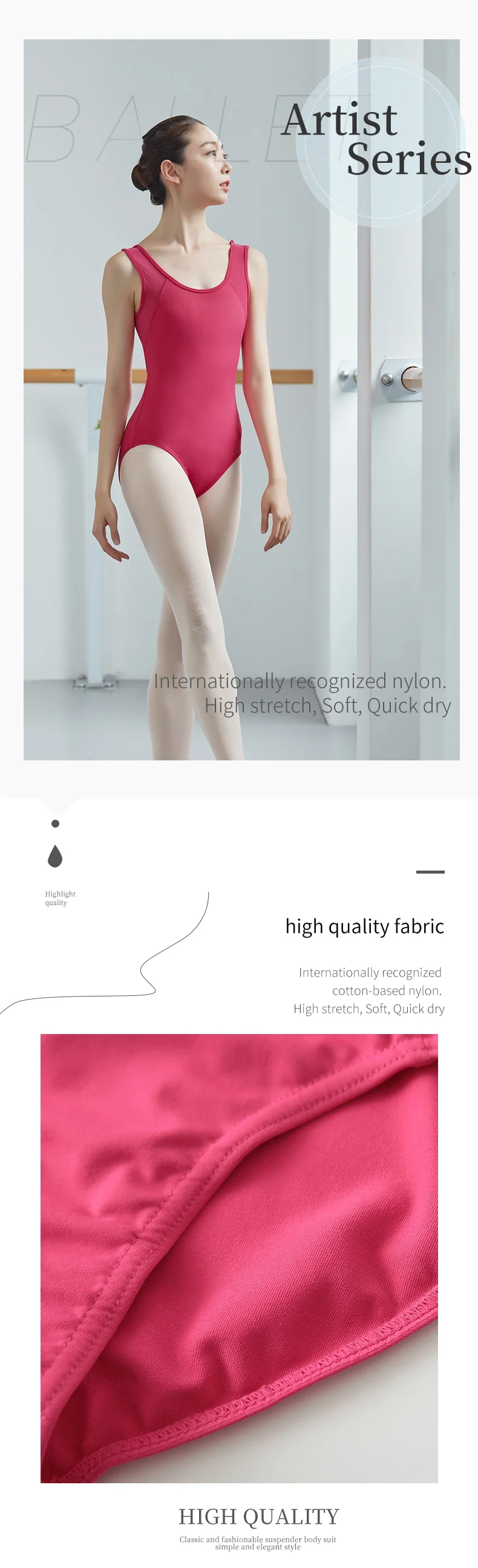 Ting Dance Round Collar Vest - Ideal Dance Training Wear