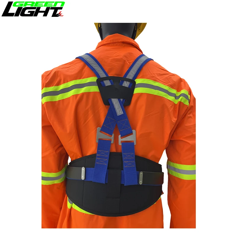 Crossover Backed Miner's Safety Belts High Strength Polyester ...