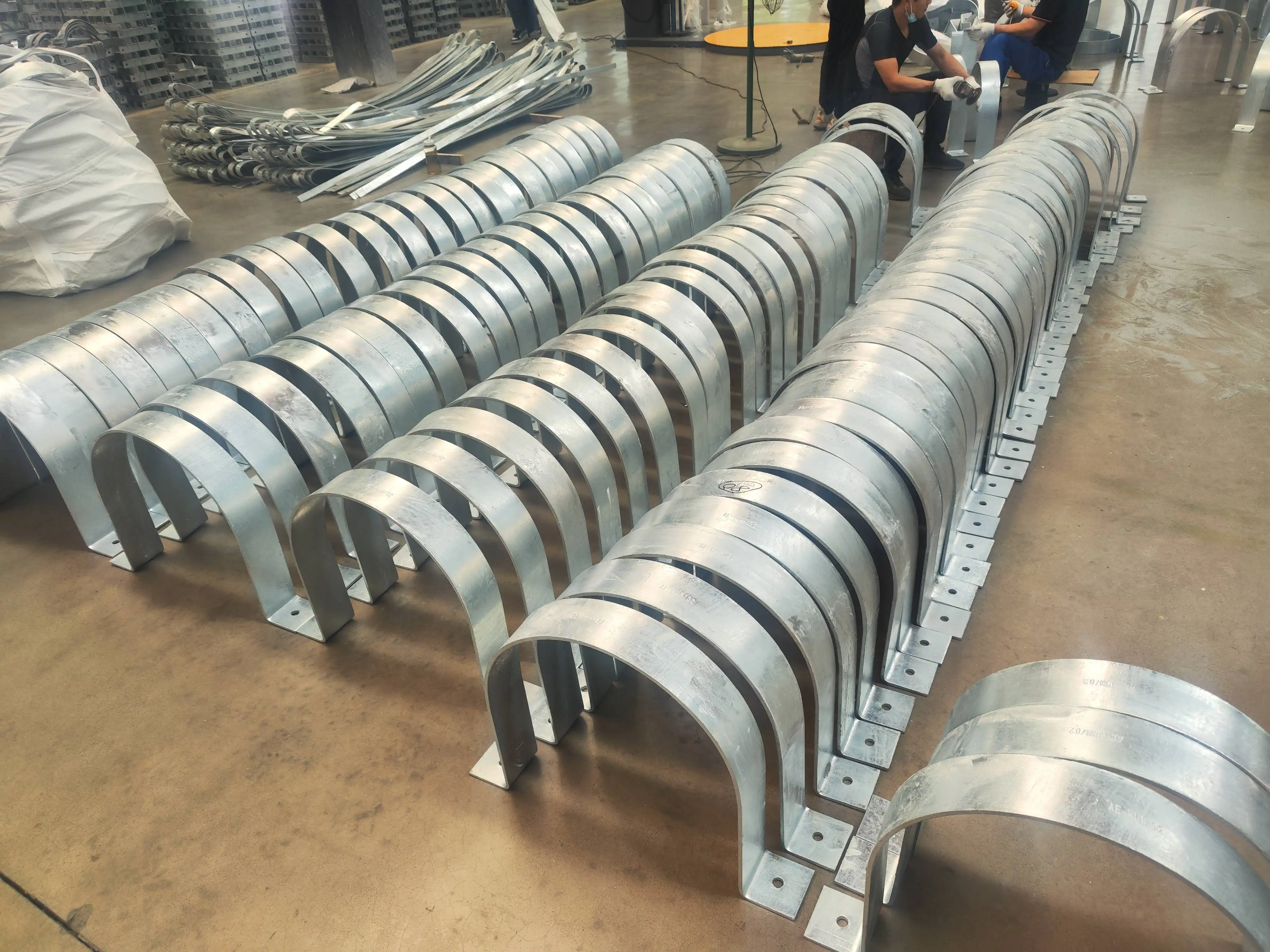 Whole Pole Diameter 457 Fastening Clamp Circular-like Shape Bolts ...