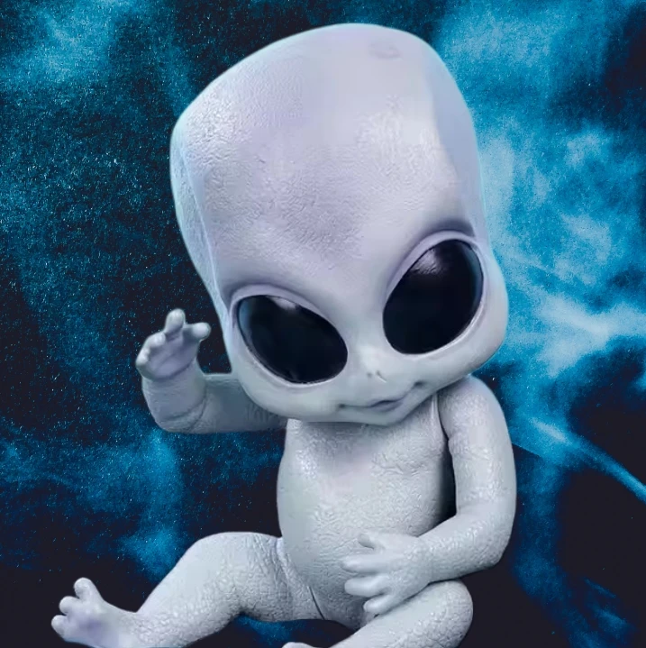 Lifereborn Lifelike 14Inch 3D Realistic Alien Reborn Baby Dolls Hand ...