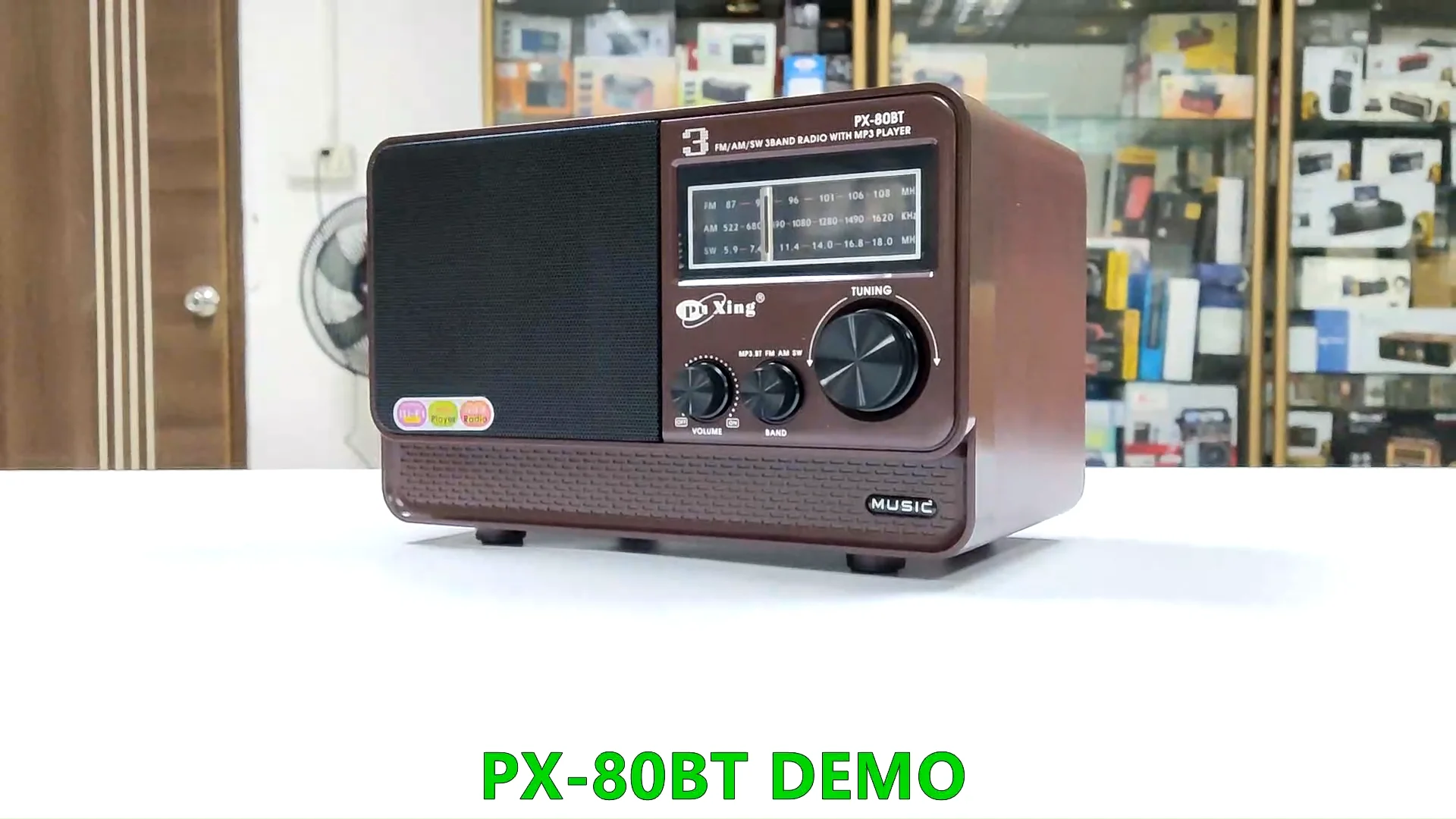 Retro Rechargeable Wooden Radio Portable Desktop Fm Am Sw 3 Band Retro ...