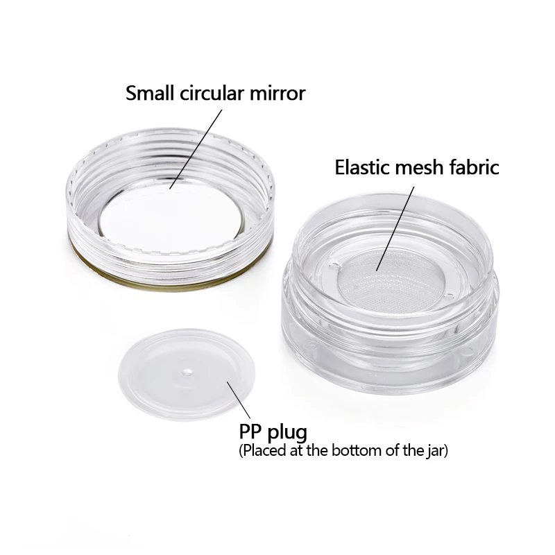 Empty Loose Powder Packaging Containers - KAIDI Cosmetics