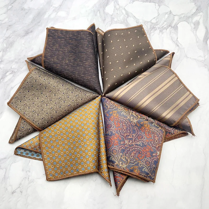 Men's Fashionable Polyester Pocket Square Custom Men's Square Scarf ...