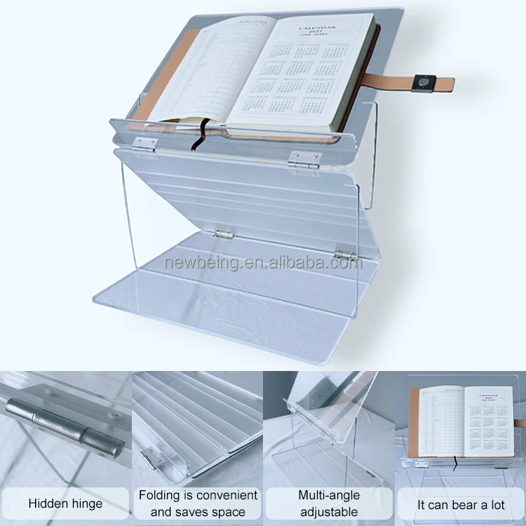 Factory Custom Jewish Shavuot Acrylic MetaLucite Foldable Shtender ...