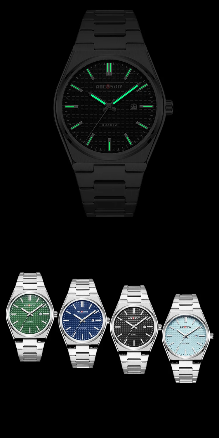 AOCASDIY Classic Business Luxury Men's Watches - 3ATM Waterproof