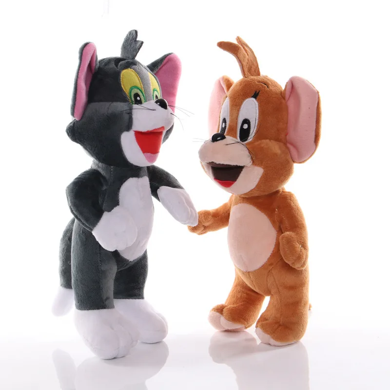 Kawaii Soft Cat And Mouse Stuffed Animal Doll Plush Toy Tom Plush Toy ...