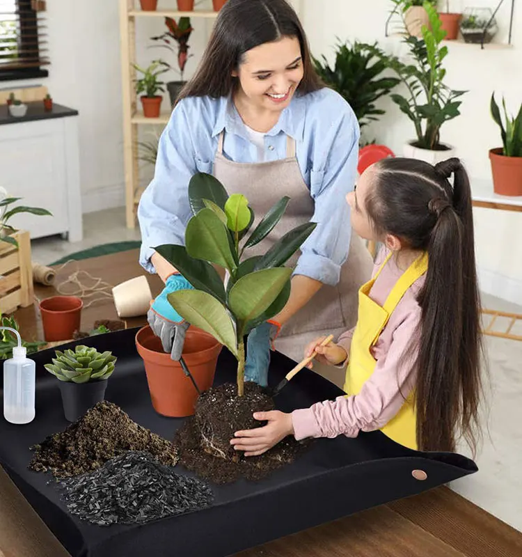 Waterproof Thick Indoor Garden Operation Ground Mat Anti Dirty Planting ...