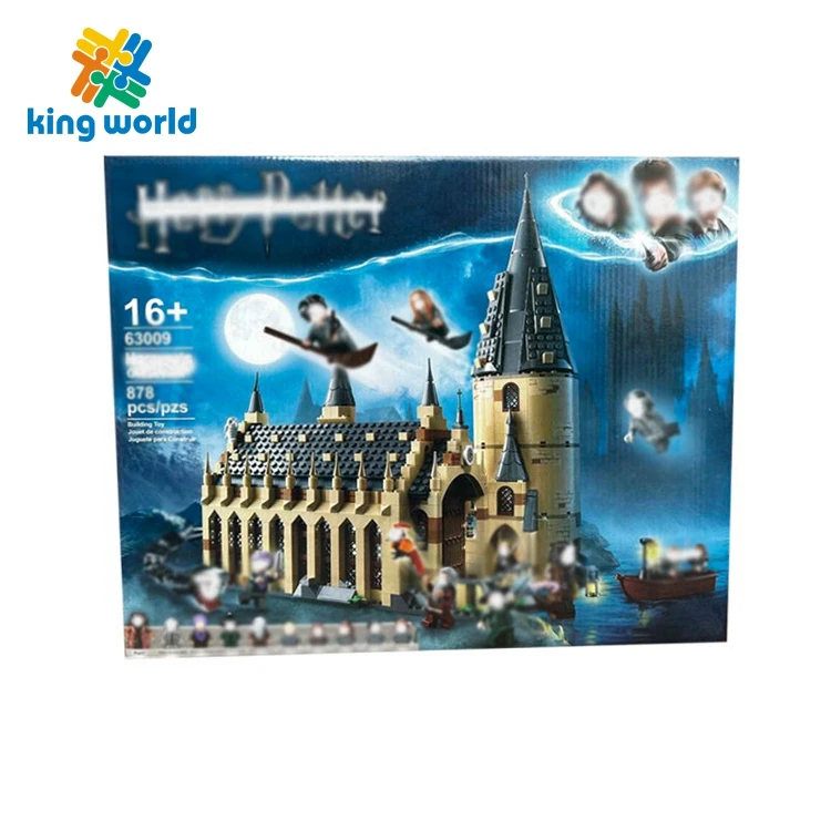 878pcs Harrys Hogwarts Great Hall Magic Castle House Compatible 75954 ...