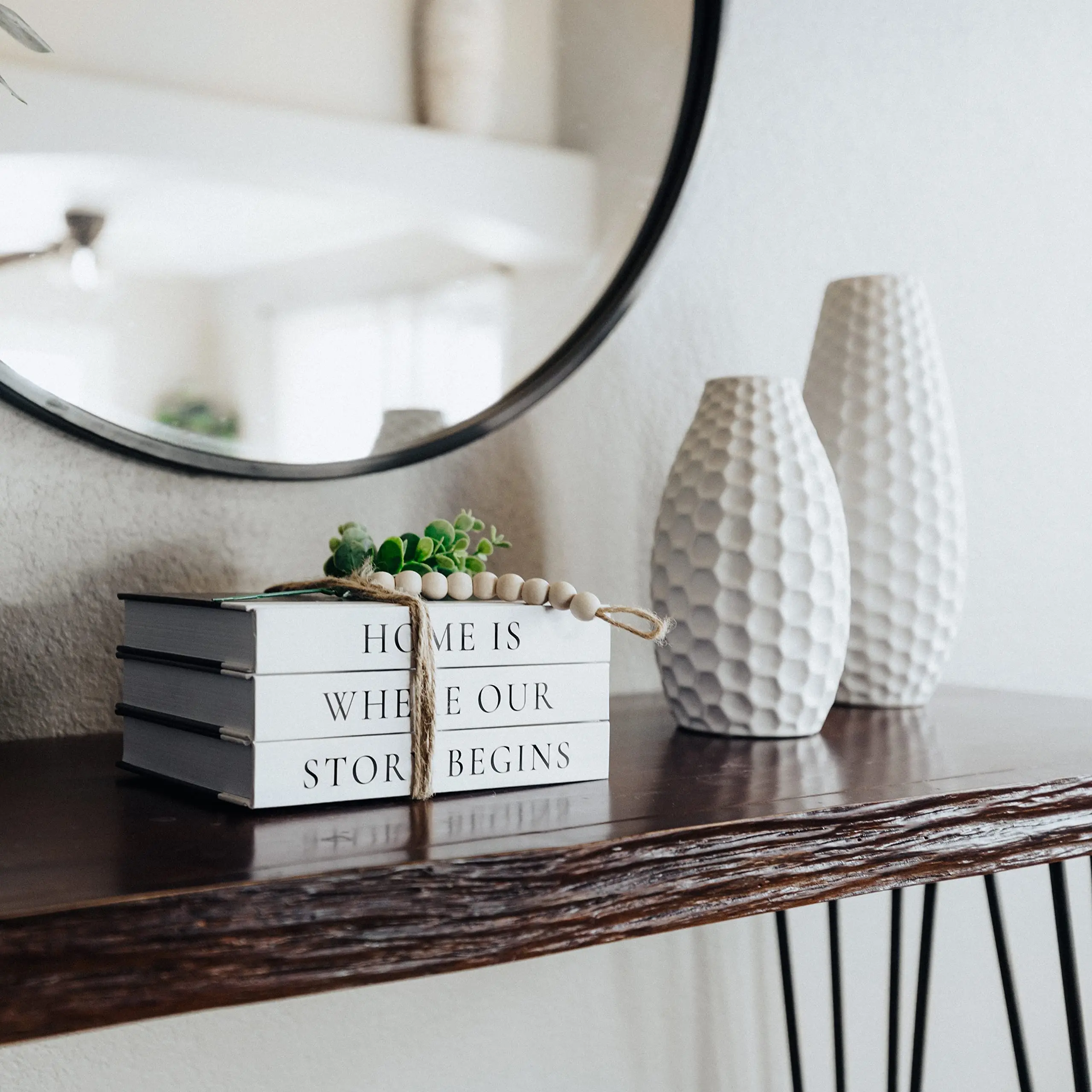 3 Pieces Fashion Decorative Book Stack - Home Decor Books