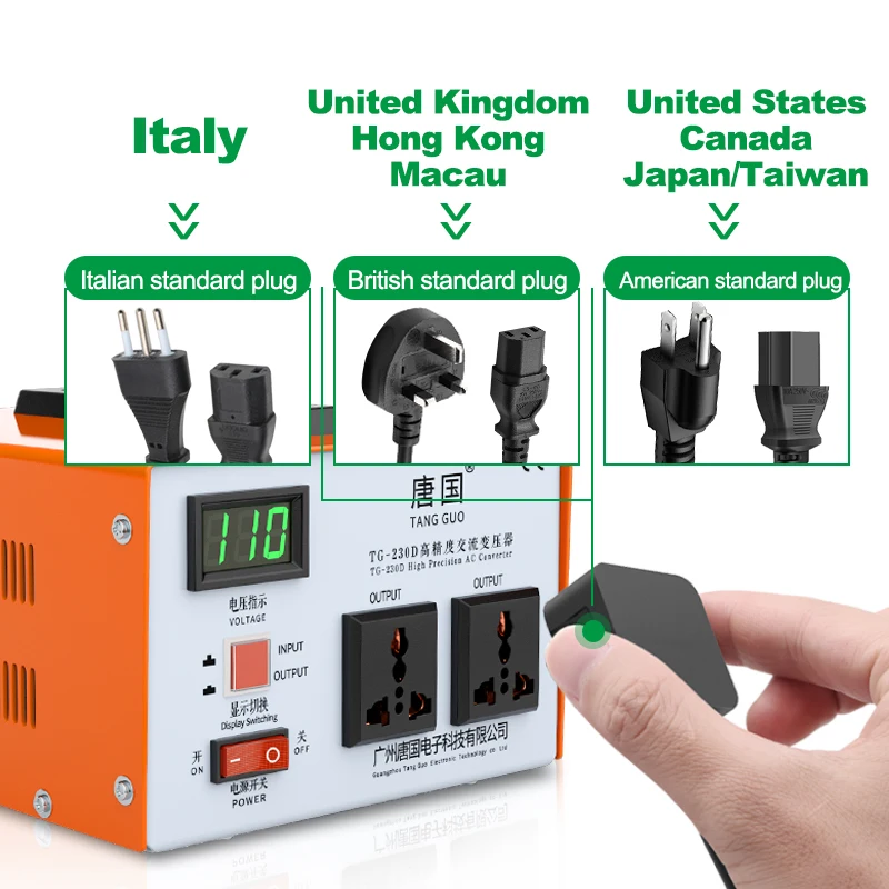 500w 110v To 220v Transformer Step Down Transformer 220v To 110v Step ...