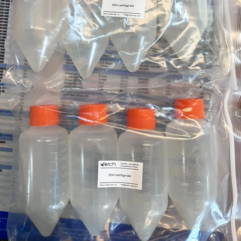 Lab Scientific Plastic PP Sterile Conical Reagent Bottle High Speed ...