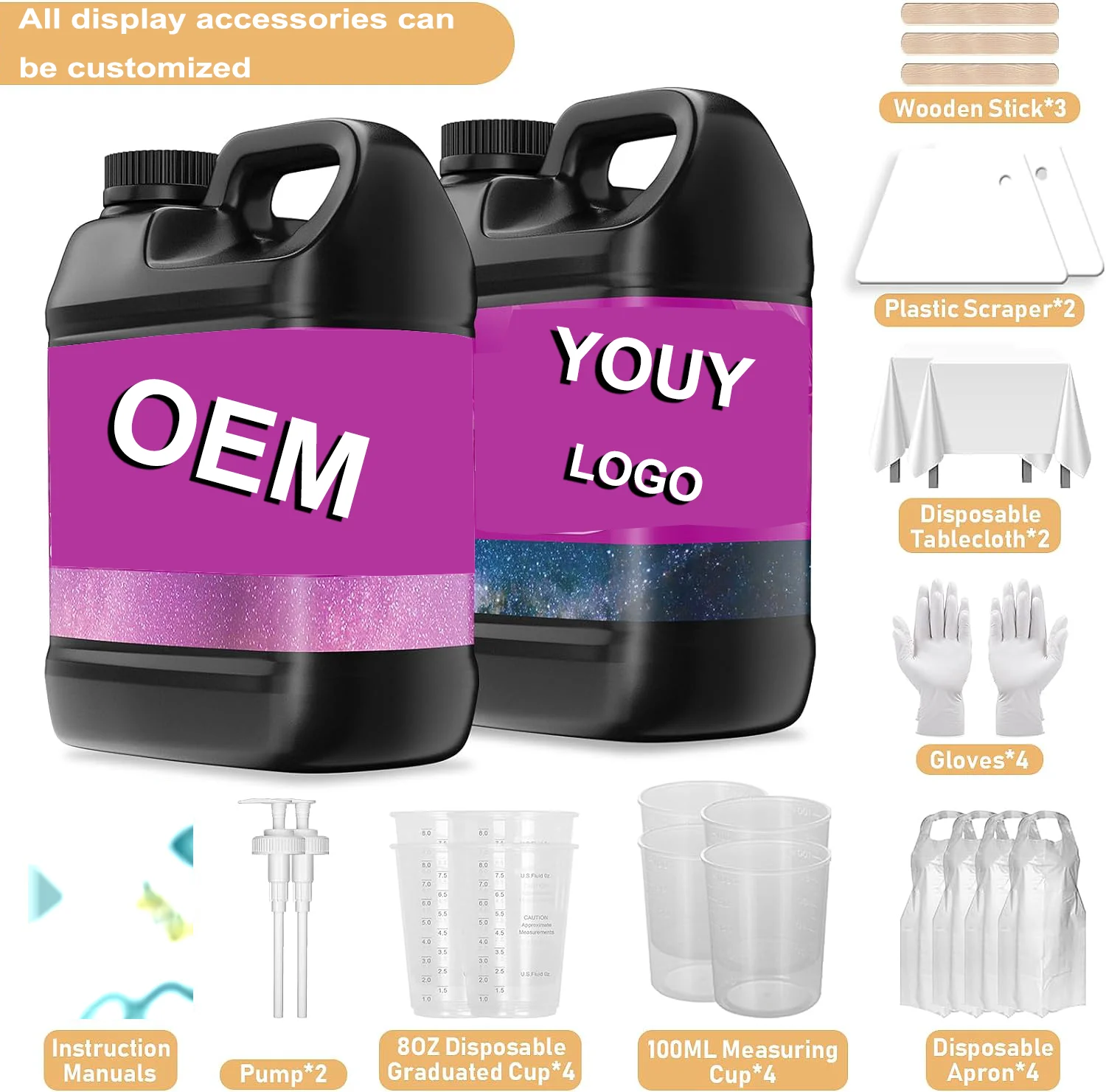 Newly Formulated Crystal Clear Epoxy Resin and Hardener Kit Wholesale ...