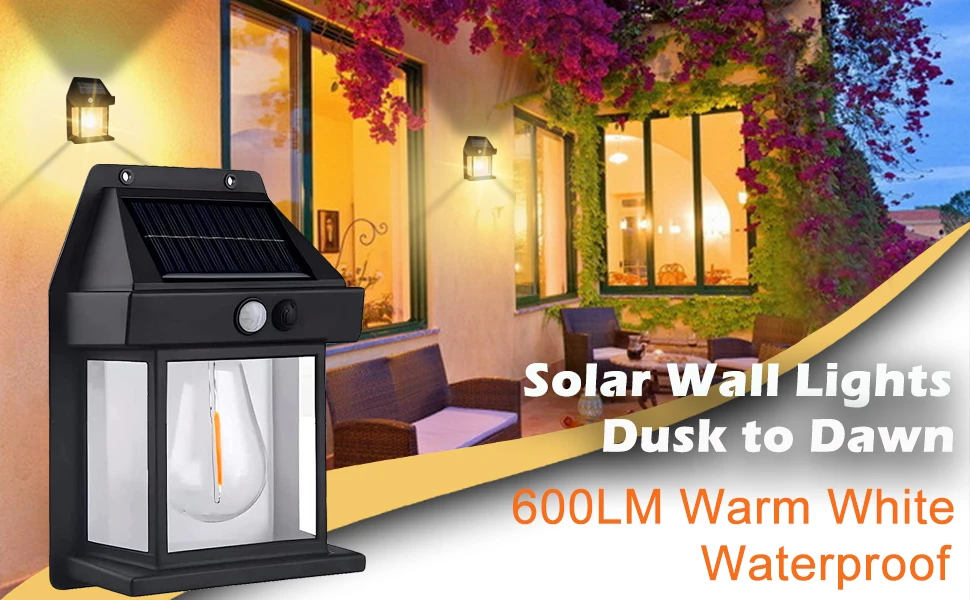 Solar Modern Wall Mounted Porch Corridor Sconce Lights Wall Light Led ...