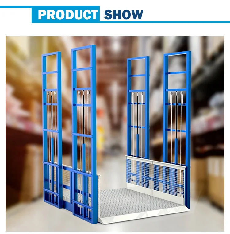 Hydraulic Wall Mounted Lift Platform Freight Elevator Goods Lift for ...