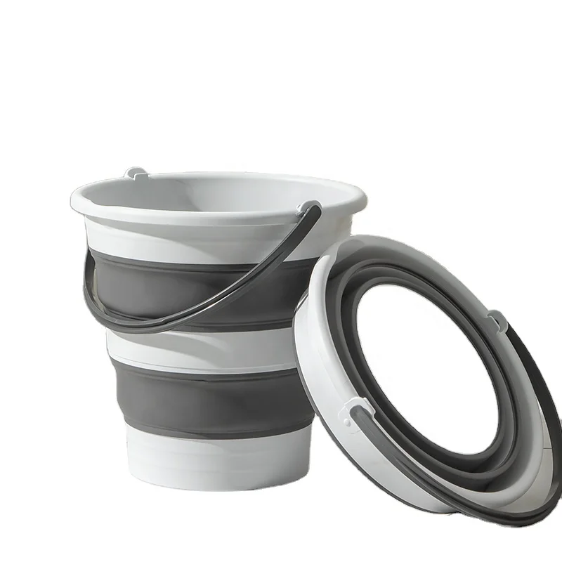 15l Collapsible Plastic Foldable Round Shape Water Bucket - Buy Folding ...