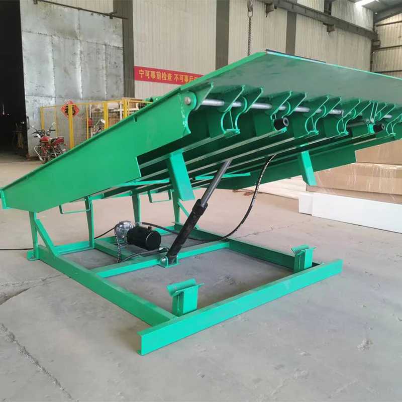 Steel Container Hydraulic Dock Leveler Movable Unloading Lift Platform ...