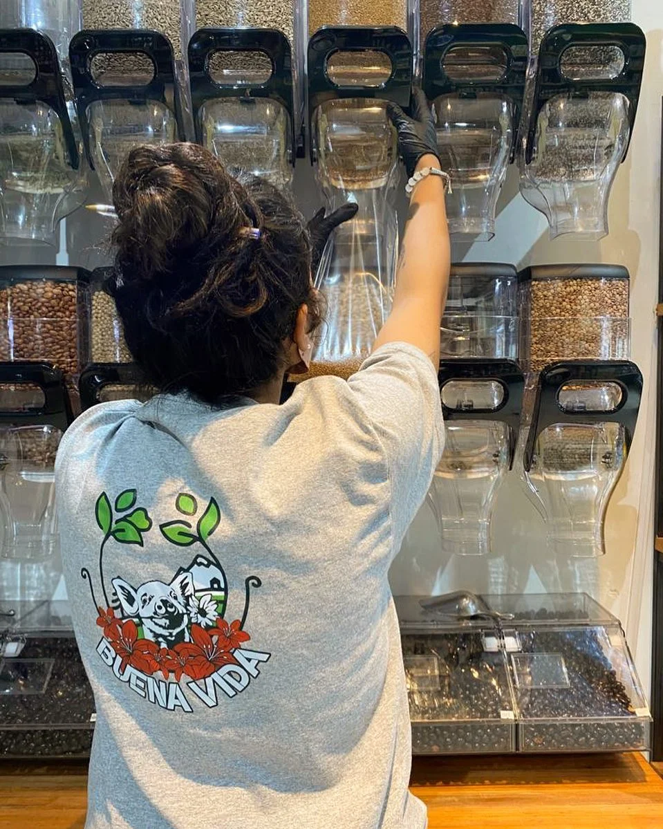 ECOBOX Bulk Food Dispenser - Efficient Nuts & Grains Display