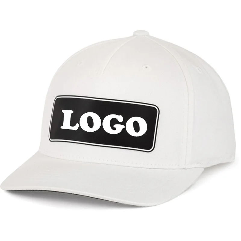 Custom Pvc Logo White Five Panel Nylon Sports Baseball Cap Manufacturer ...