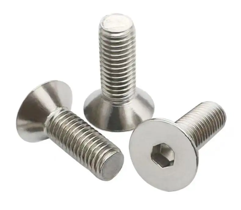 Din 7991 M3 Flat Socket Head Cap Screw Coarse Thermal Black Oxide Micro Screw - Buy Screw Cap ...