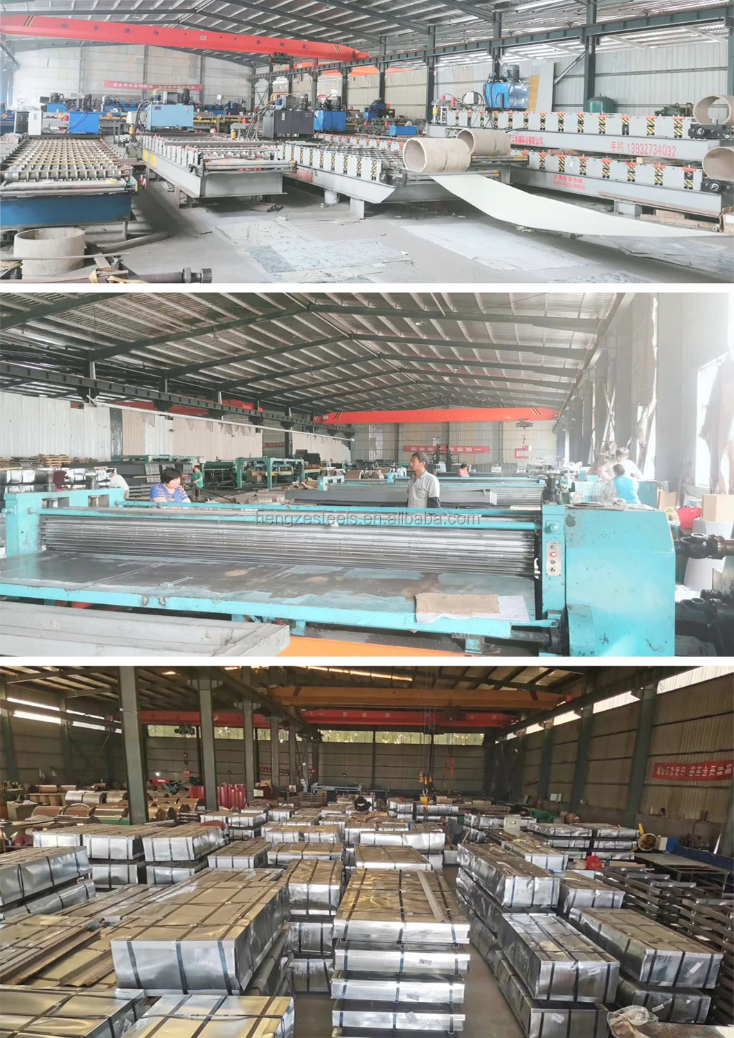 Ral Color Galvanized Metal Roofing Sheets: Z275 & Z180 Ppgi Corrugated ...