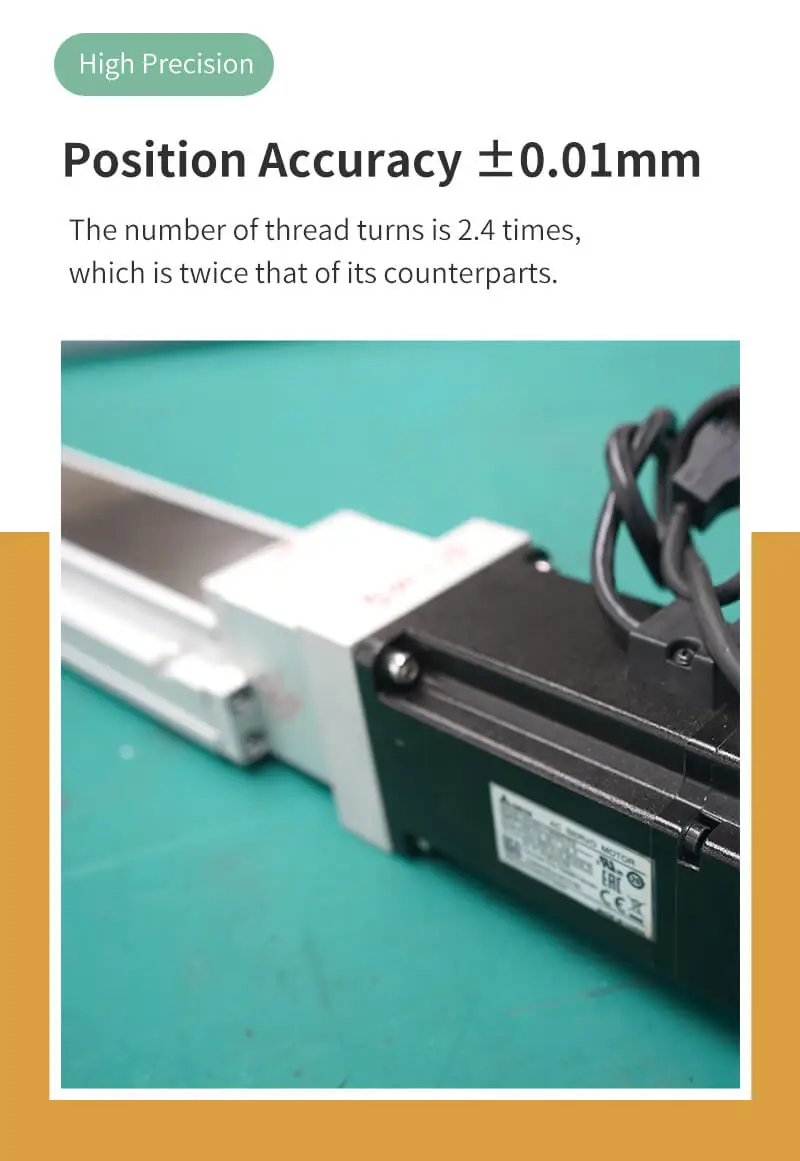 Vertical Load Capacity 80kg Linear Motion 0.01mm Position Accuracy Rail ...