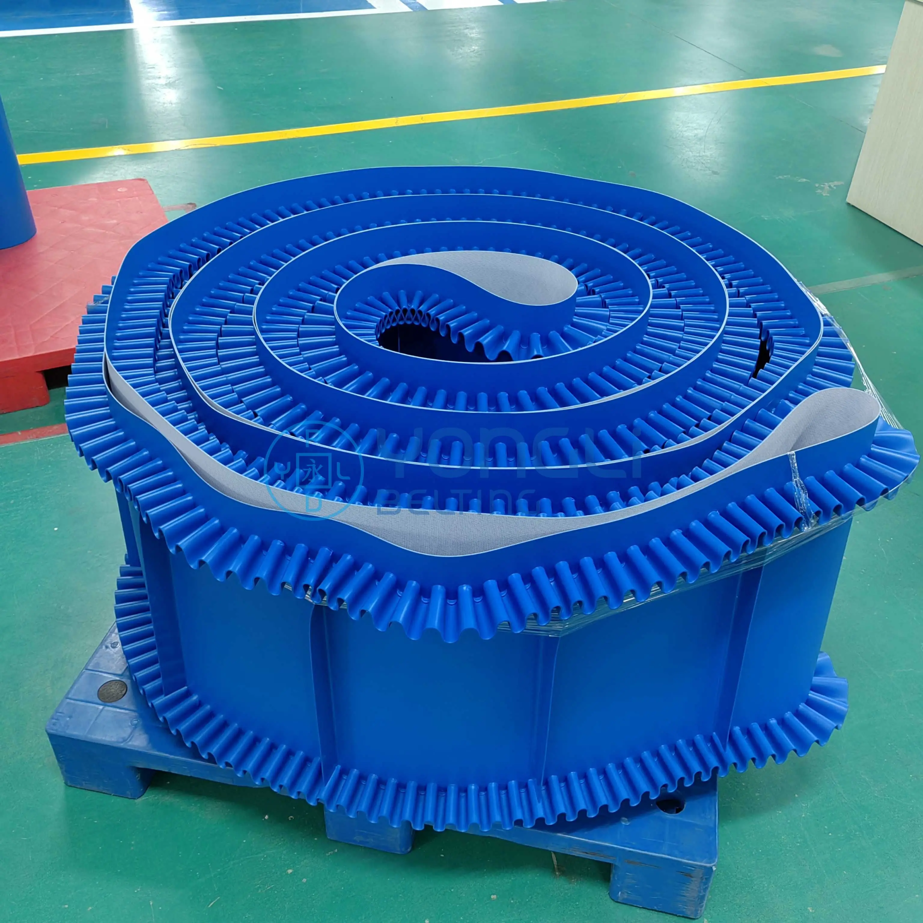 YONGLI Food Industry PU Belt White RoHS FDA EU GA Standard Conveyor ...