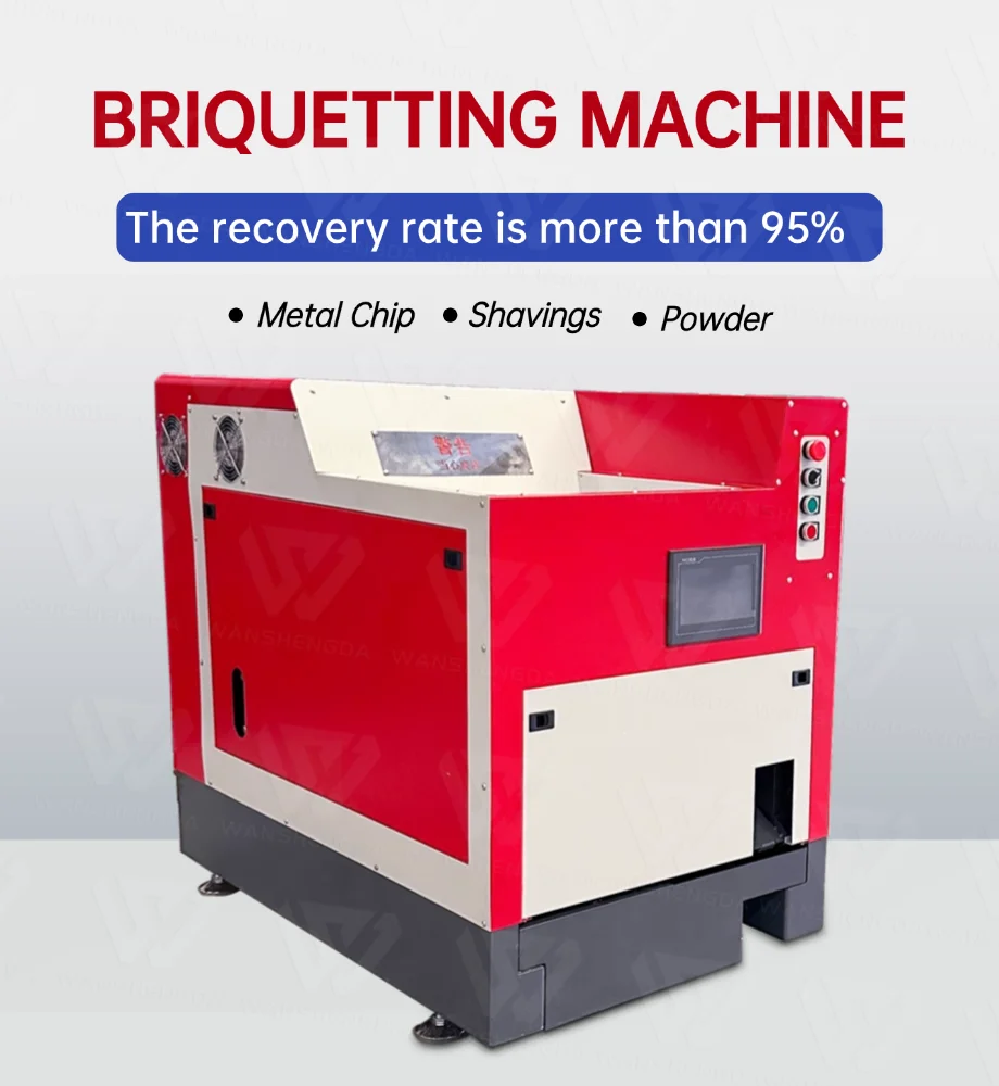 Automatic Waste Metal Cast Iron Chips Compactor Metal Powder Press ...