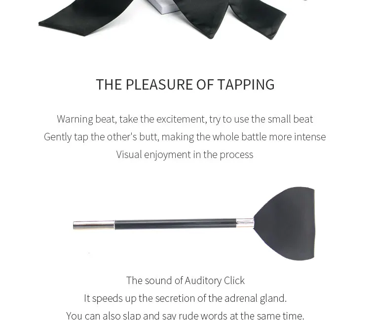 Sm Handcuffs Eyes Mask Feather Whip High-end Flirt 3pcs Bdsm Sexy ...