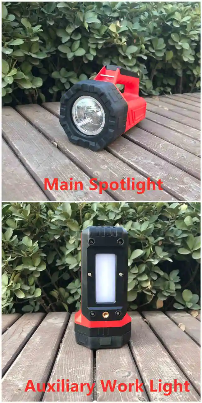 Versatile Rechargeable Hand PHOTOLUMINESCENT Searchlight 1800 Lumen ...