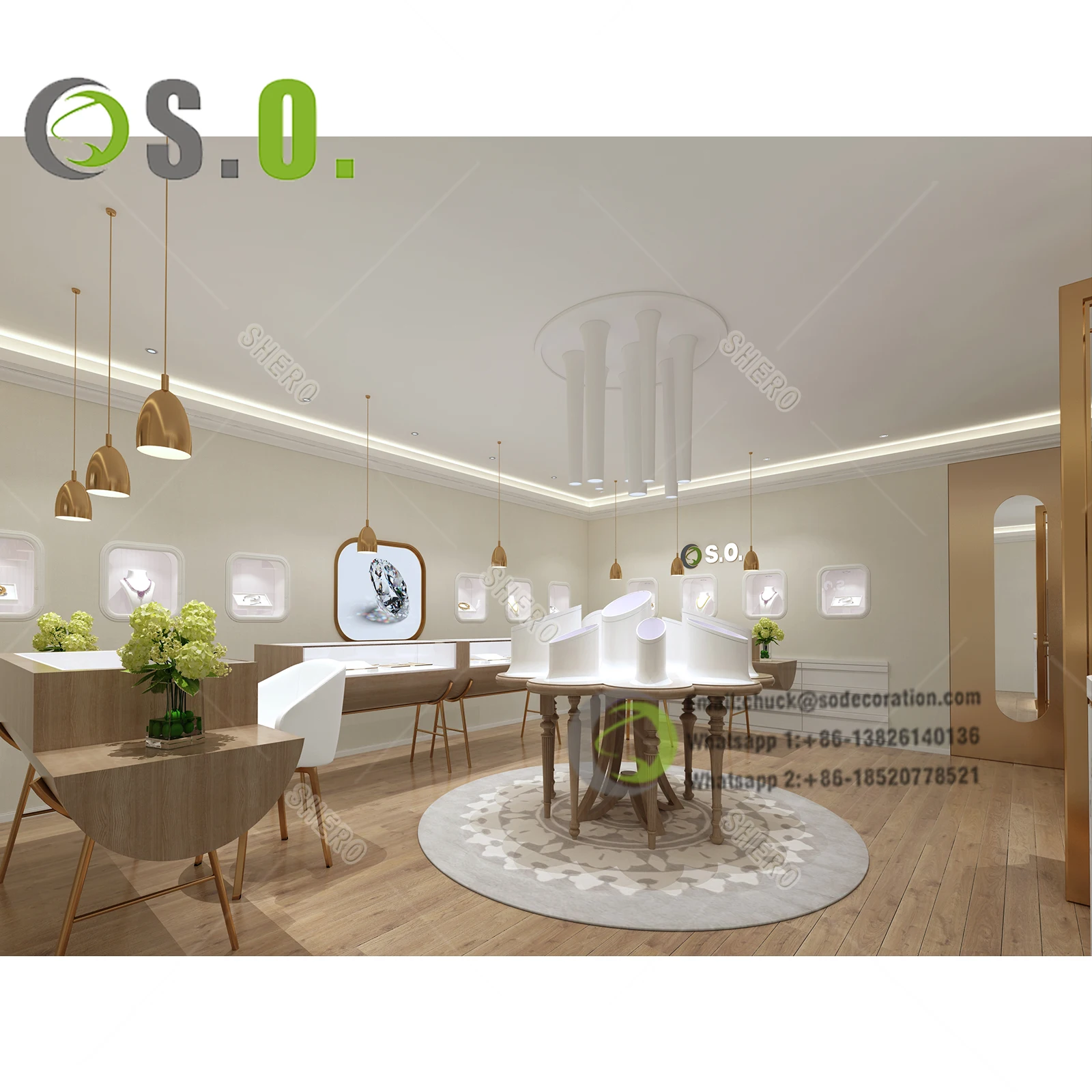 Fashion Watch Shop Interior Decoration Watch Showroom Interior Designs ...