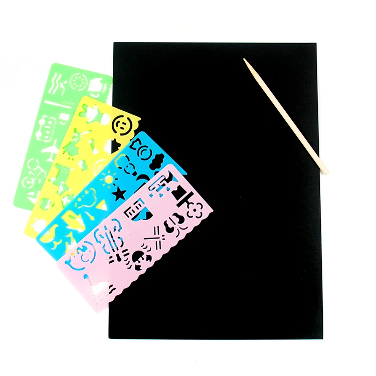 Rainbow Magic Scratch off Paper Set for Kids' Arts & Craft