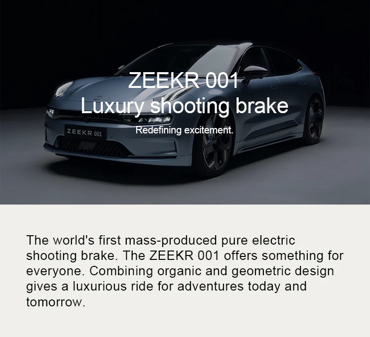 2022-2023 Geely Zeekr 001 Electric Vehicle Ev Car We Me You U Edition With Range Up To 1032km ...