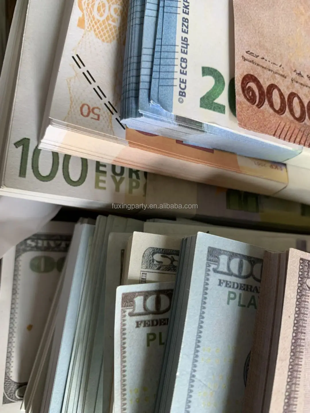 euro 20 50 100 Dollar Bank Ancestor Money Notes Movie Prop Money Party ...