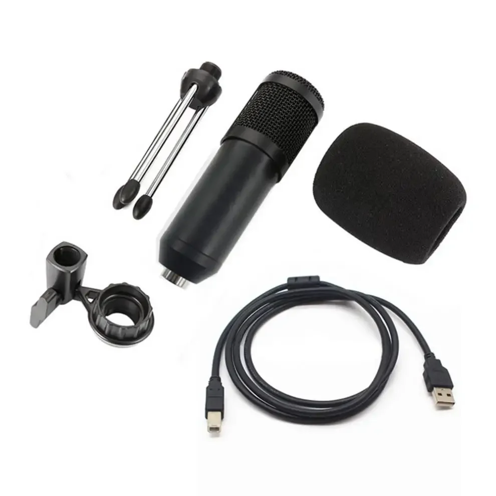 Bm 800 Usb Condenser Microphone 192khz / 24bit Microphone Kits For ...