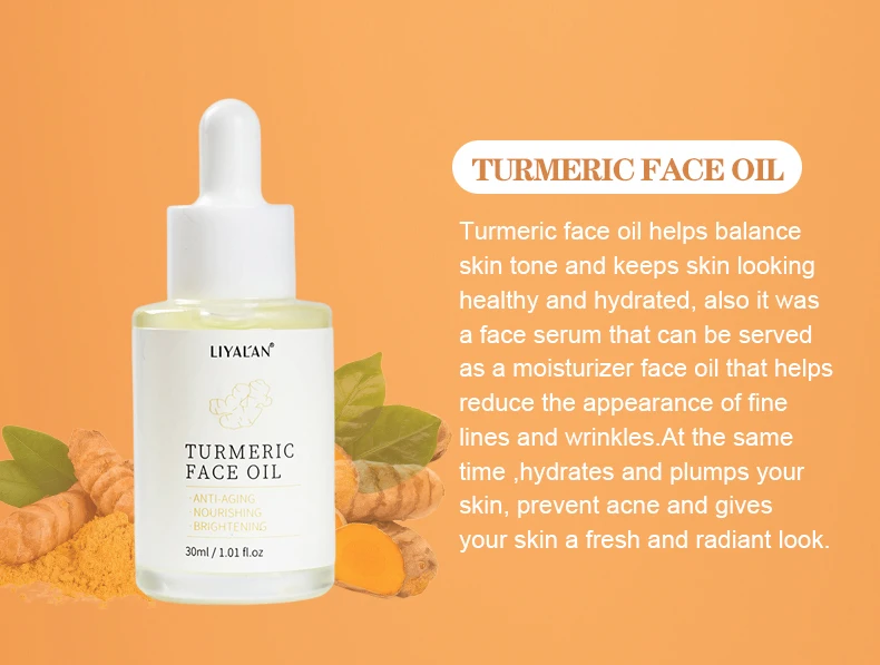 Tumeric Facial Anti Acne Brightening Private Label Skincare Lightening ...