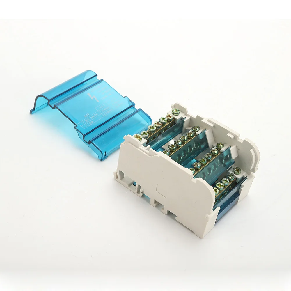 Bloques De Terminales De Carril Din,Caja De Bloques De Distribución De ...