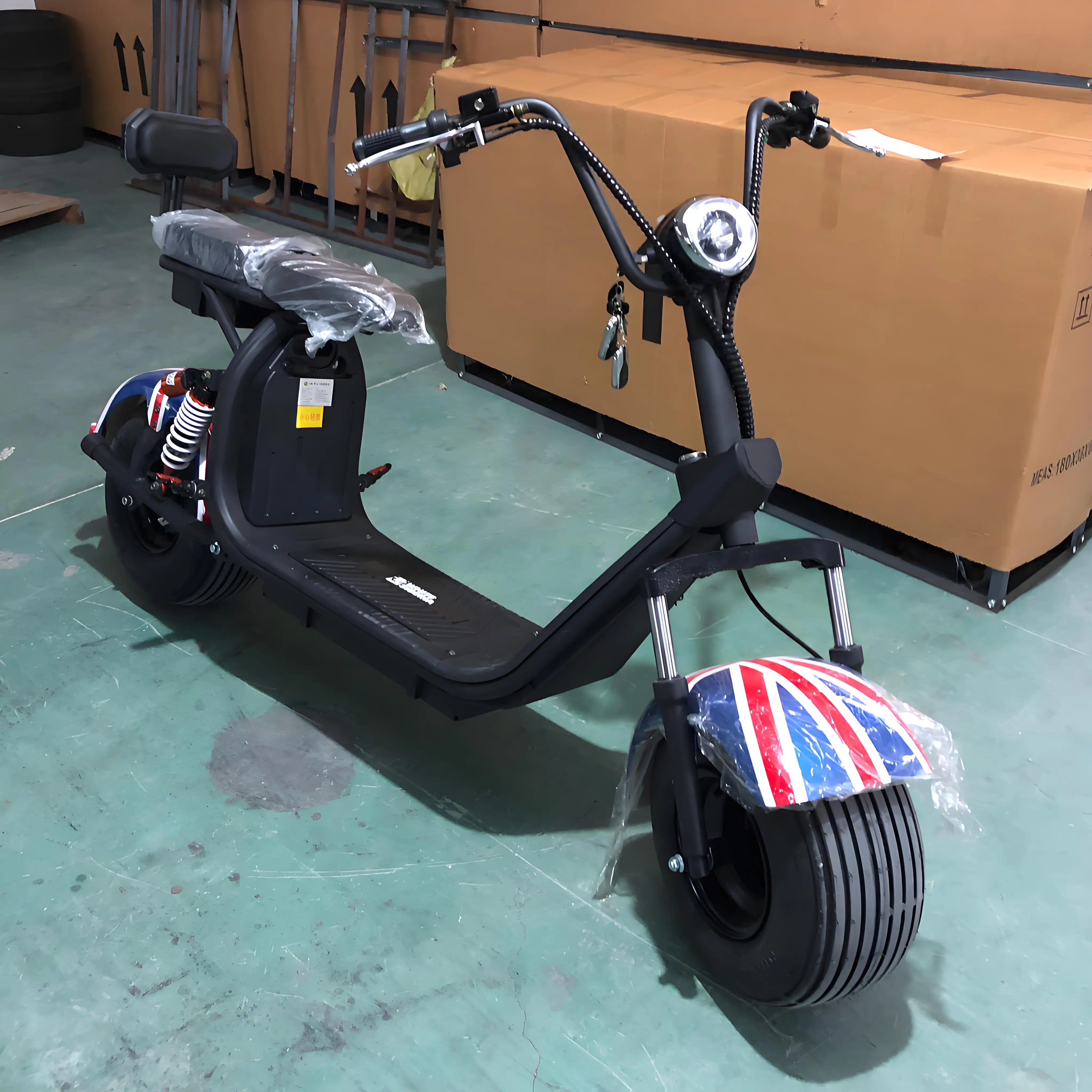 Sleek 1500w Citycoco Electric Bike With Long Range And Enhanced ...