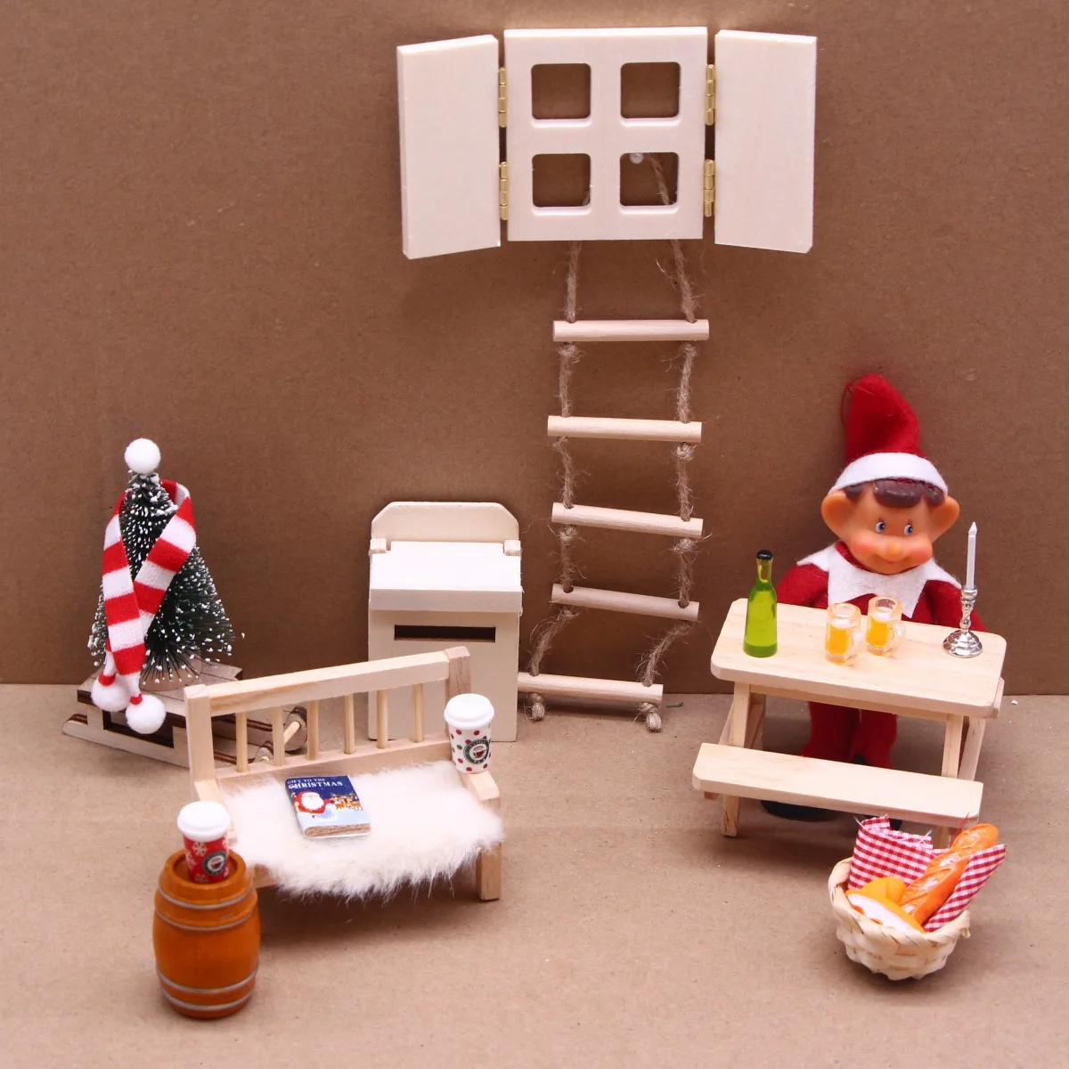 Dollhouse mini elf embryo furniture model ornaments BJD miniature can ...