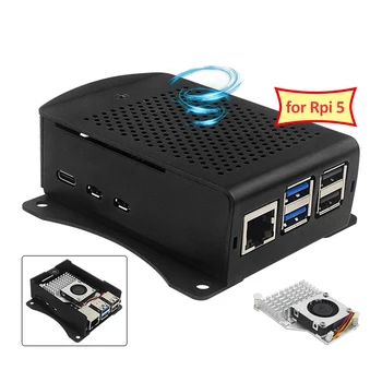 Raspberry Pi 5 Aluminum Alloy Shell Metal Case Optional Aluminum ...