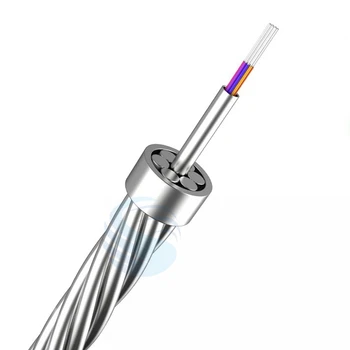 High Quality Opgw Fiber Optic 24 B1 Cable Optical Fiber Cable Opgw ...