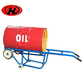 Four Wheels Oil Drum Cradle Fuel Tank Cart Drum Trolley - Buy 4 Tyres ...
