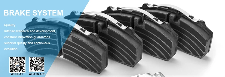 WVA29228 Heavy Truck Ceramic Brake Pads for BPW - 100000km