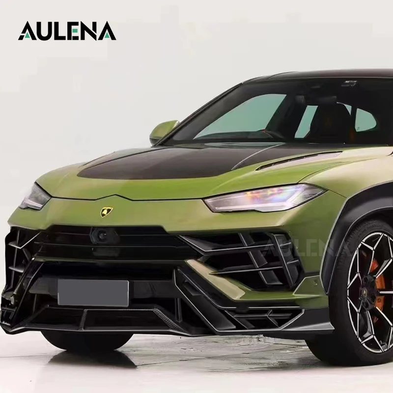 Aulena Dry Carbon Hood Body Kit Front Splitter Bumper Rear Diffuser ...