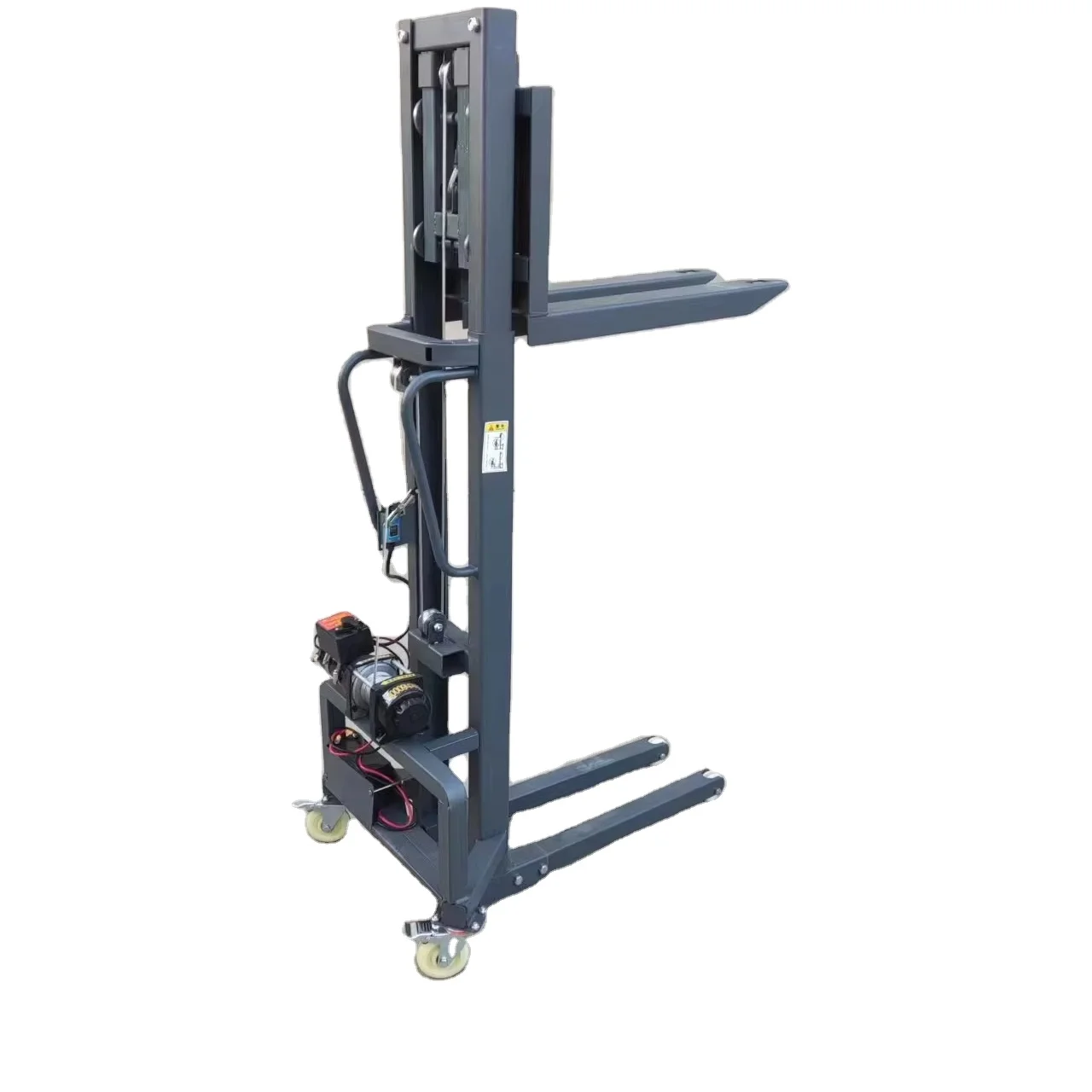 Factory Supply Portable Mini Self-loading Stacker 1.6m Lifting Height ...