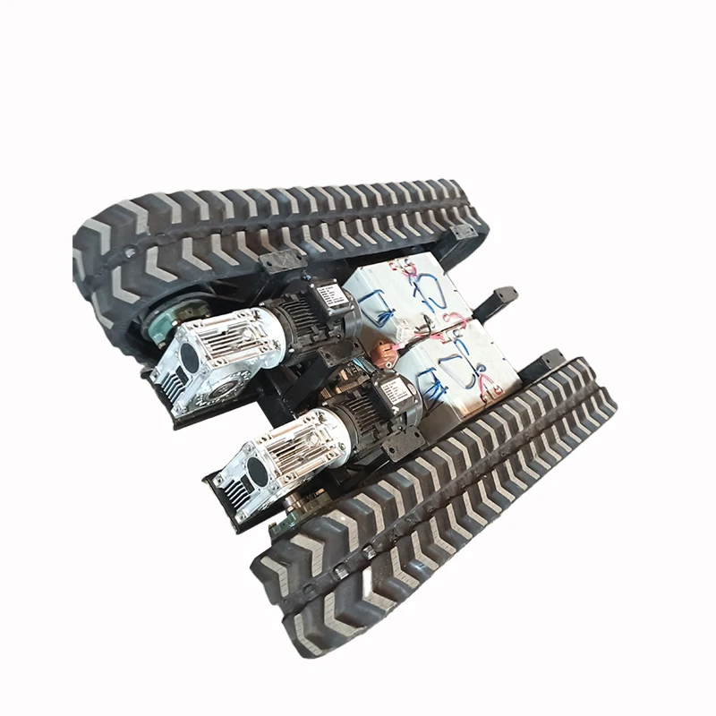 rubber steel tracked chassis tracked chassis rubber tracked remote ...