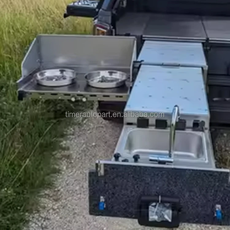 4WD Cooking Camper - Foldable 4x4 Kitchen 1350mm Long