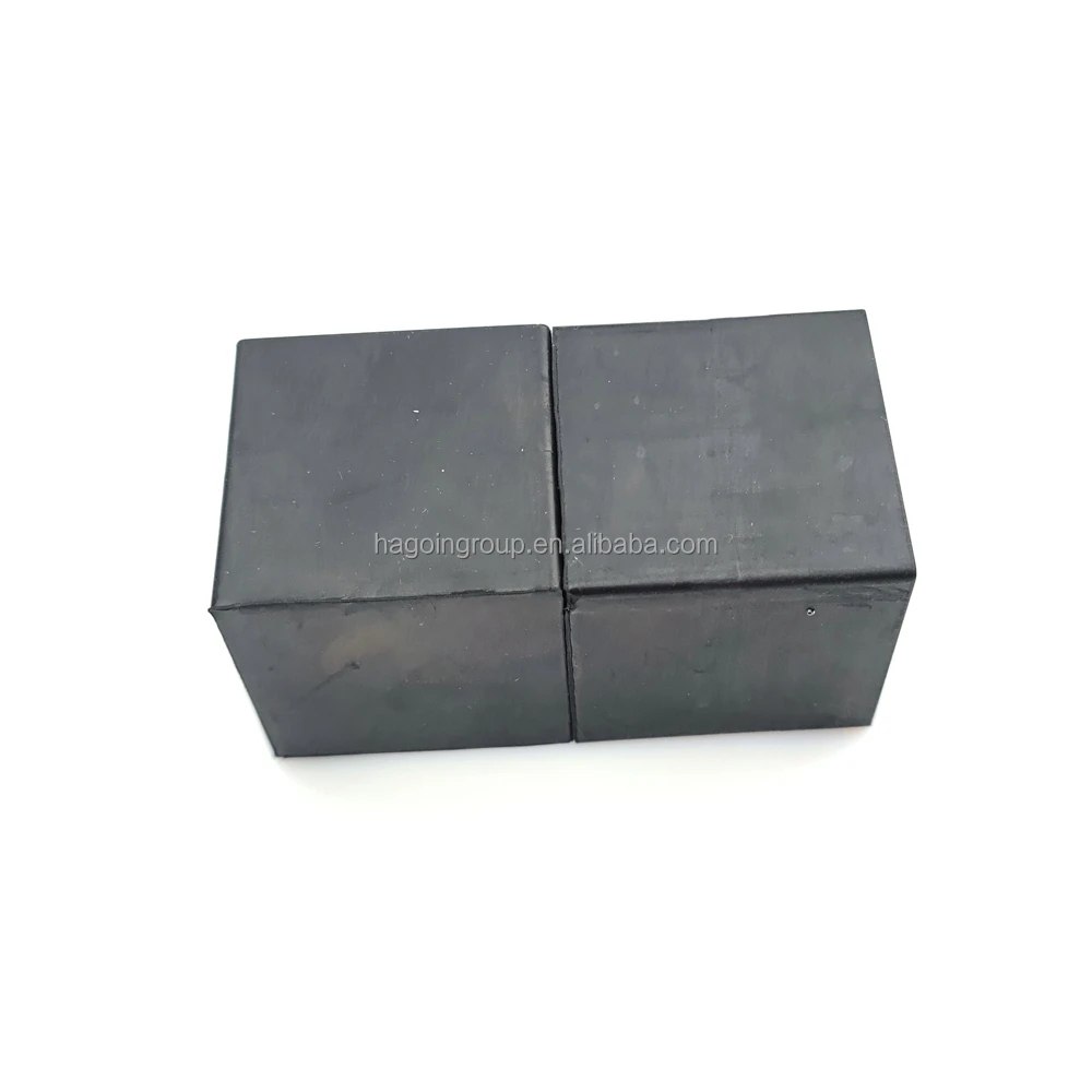 50*50*50 Mm Soundproofing Floor Soloid Pure Vulcanized Rubber Block ...