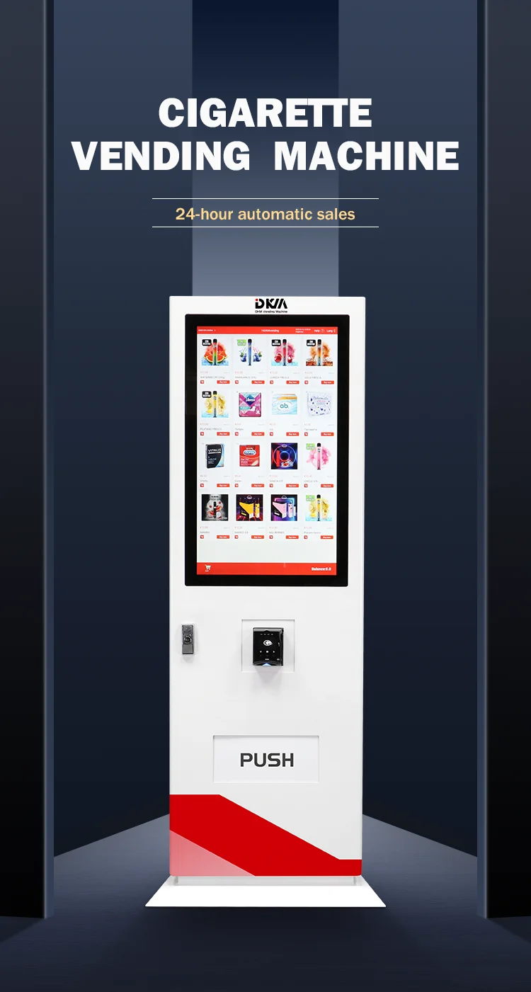 DKM Custom Condom Cigarette Tobacco Vending Machine with Card Reader ...
